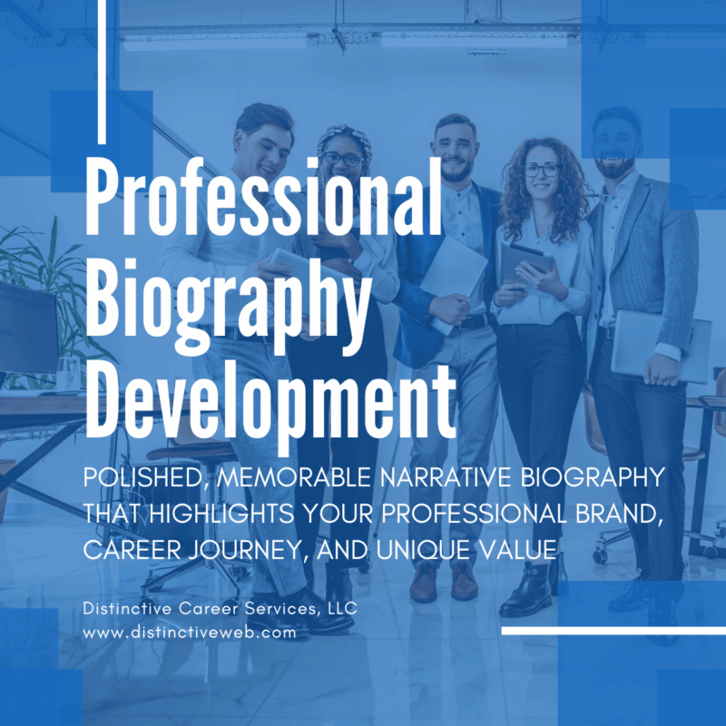Professional Biography - Distinctive Career Services